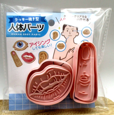 Human Body parts Cookie Food cutter 2pcs mouth and fingers New 2024 | eBay