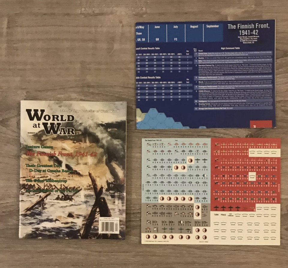 Lot of 11 World at War Strategy & Tactics Command Unpunched Solitaire ...