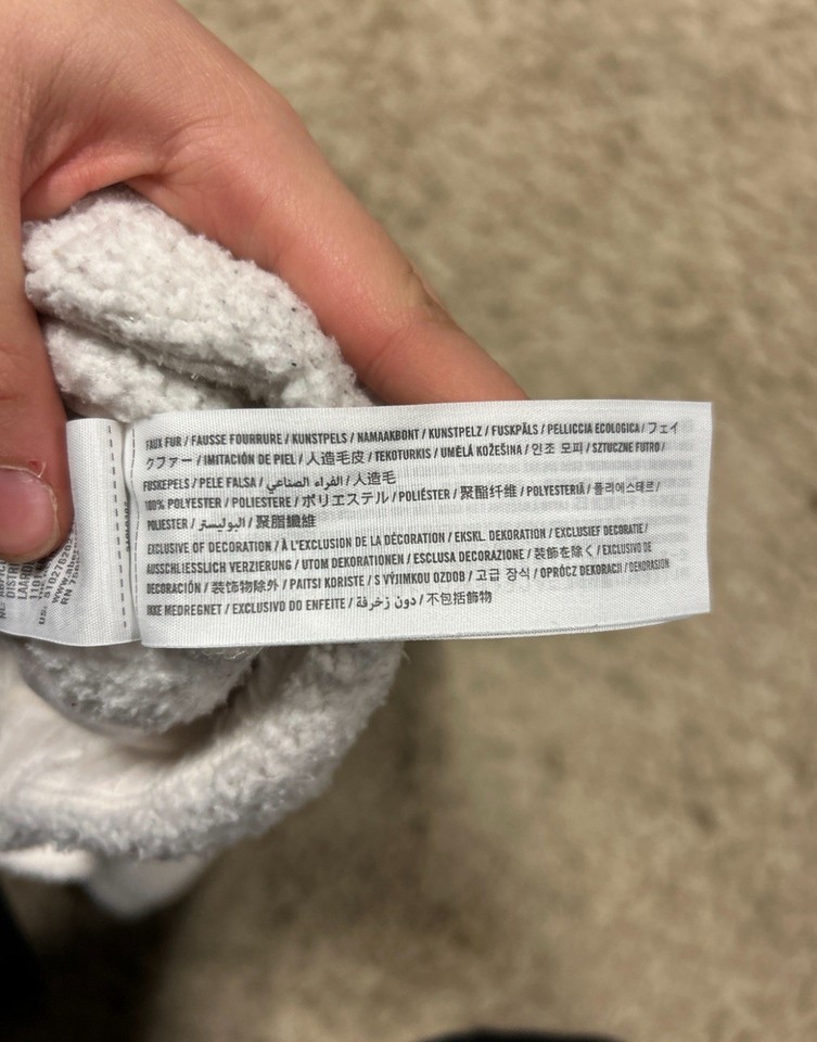 Gilly Hicks Hollister White Sherpa Fur Joggers Lounge Pants Drawstring ...