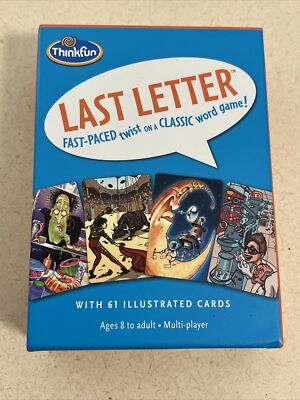 ThinkFun "Last Letter" Game with a fast-Paced Twist on a Classic Word ...