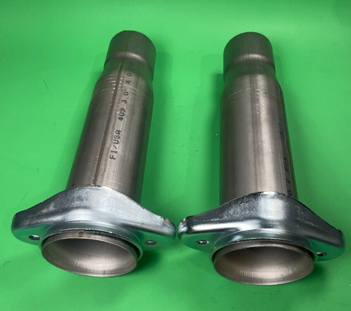 3"Ball Header to 2.5"ID 409 Stainless Steel 2 Bolt Socket Collector ...