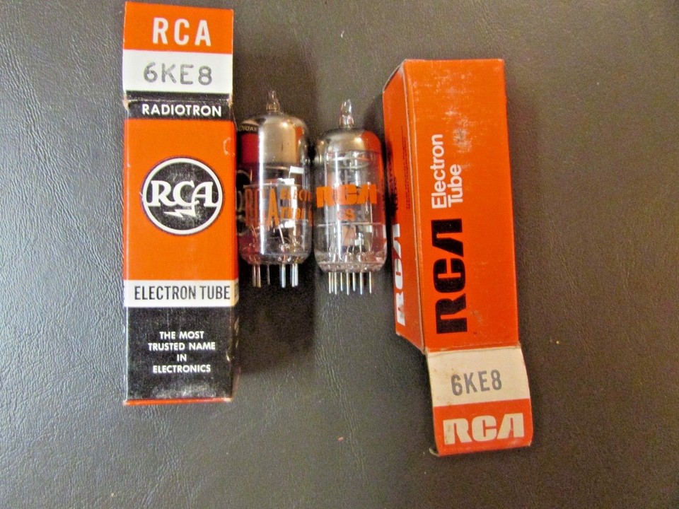 6KE8 RCA VACUUM TUBE, NEW IN BOX / NEW OLD STOCK , PRICE IS FOR ONE ...