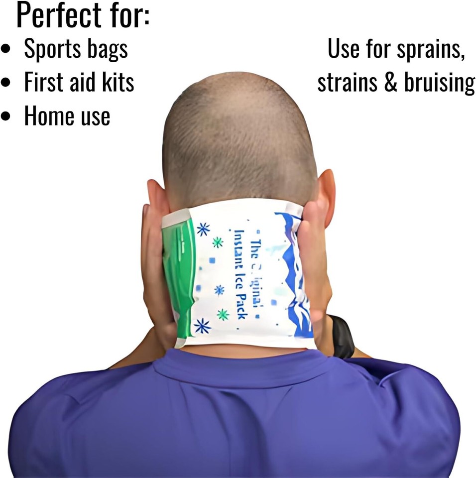 Koolpak Compact Instant Ice Packs Mini Ice Packs First Aid Instant Pain ...