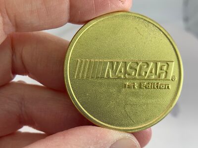 NASCAR 1st Edition Collectors Series Vintage Gold Commemorative Coin M ...