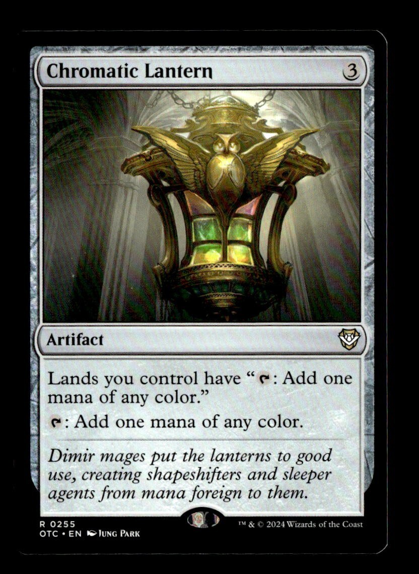 MTG - Chromatic Lantern - Commander: Outlaws of Thunder Junction - Near ...