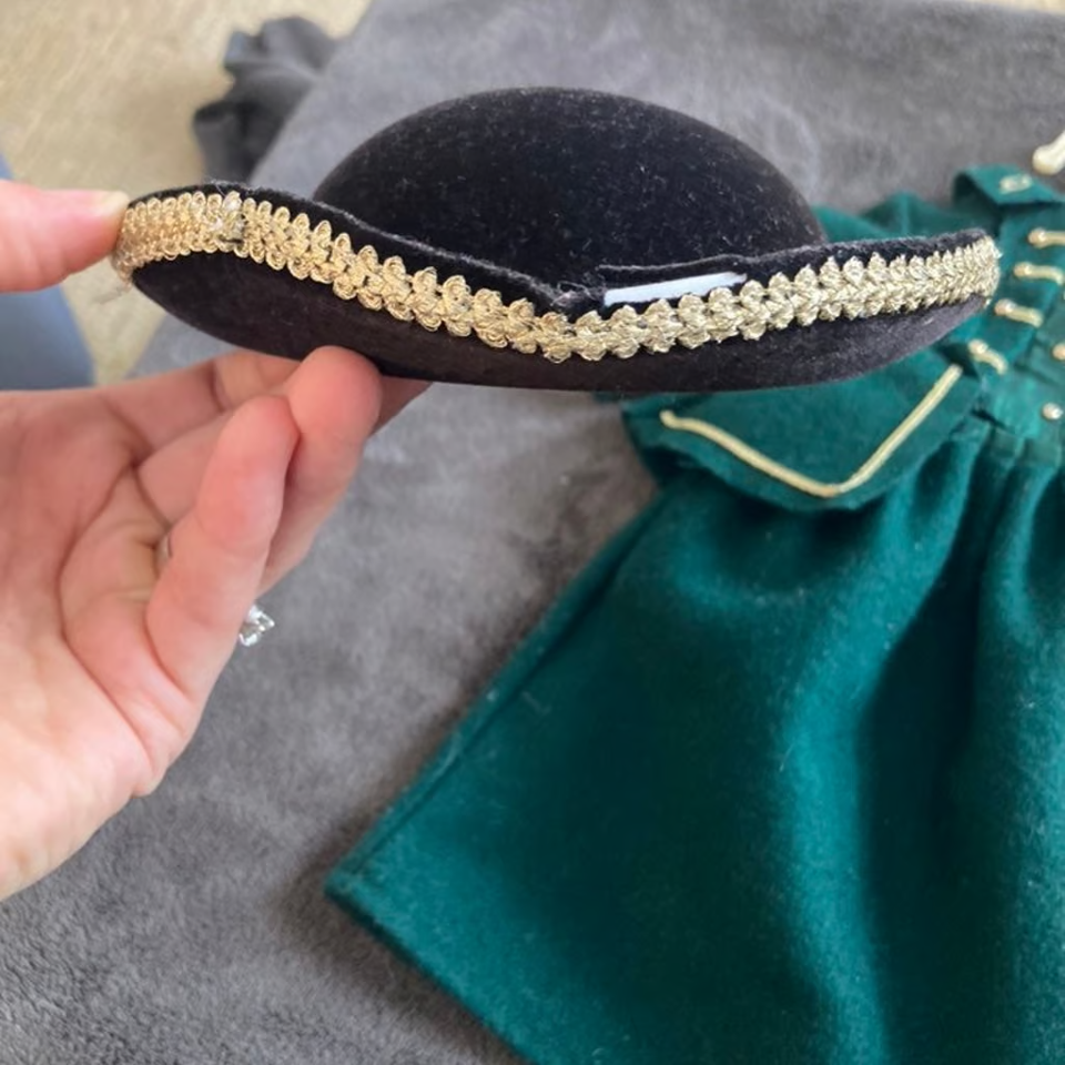 Felicity Equestrian Riding Outfit American Girl 18" Doll Green Jacket ...