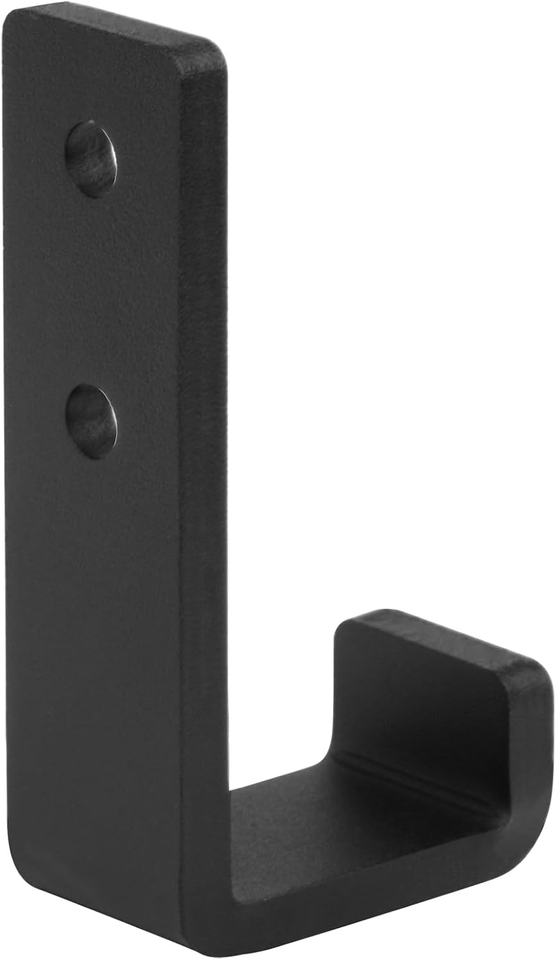 4 Pack 5-1/2" Heavy Duty Black Steel J Hook Wall Mount Utility Hook ...