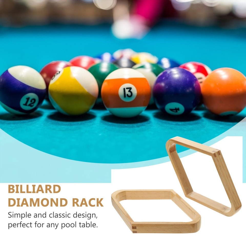 2pcs Wood Billiard Ball Rack Vintage Billiard Rack Table Pool Ball ...