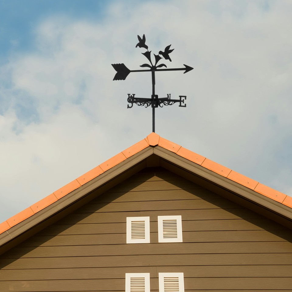 Wind Direction Indicators for Garden Weather Vane Roof Mount Iron | eBay UK
