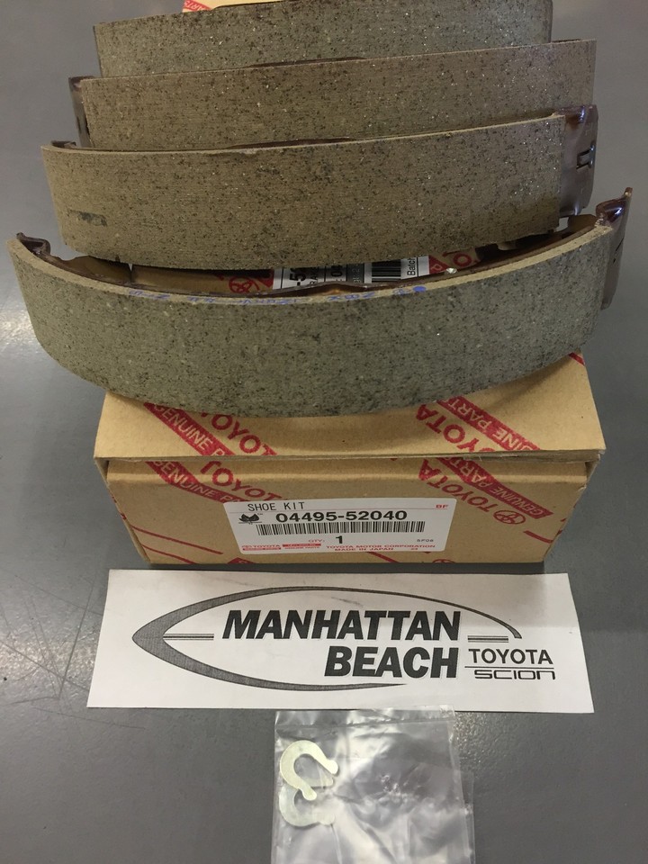 04-08 PRIUS, 03-07 JAPAN BUILT COROLLA Rear Brake Shoes OEM Toyota ...
