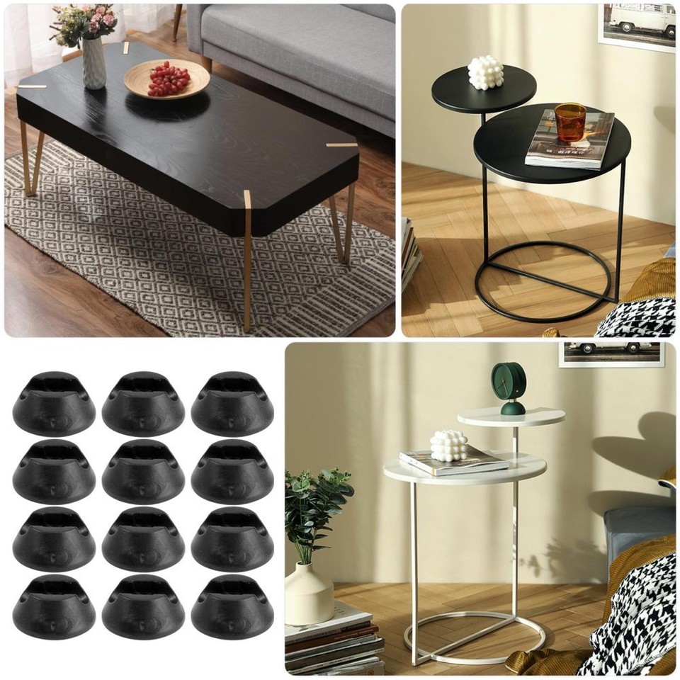 12pcs Hairpin Table Legs Furniture Leg Caps Table Leg Bottom Table Feet ...
