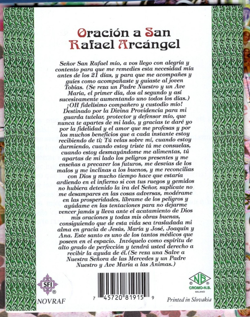 San Rafael Arcangel Novena