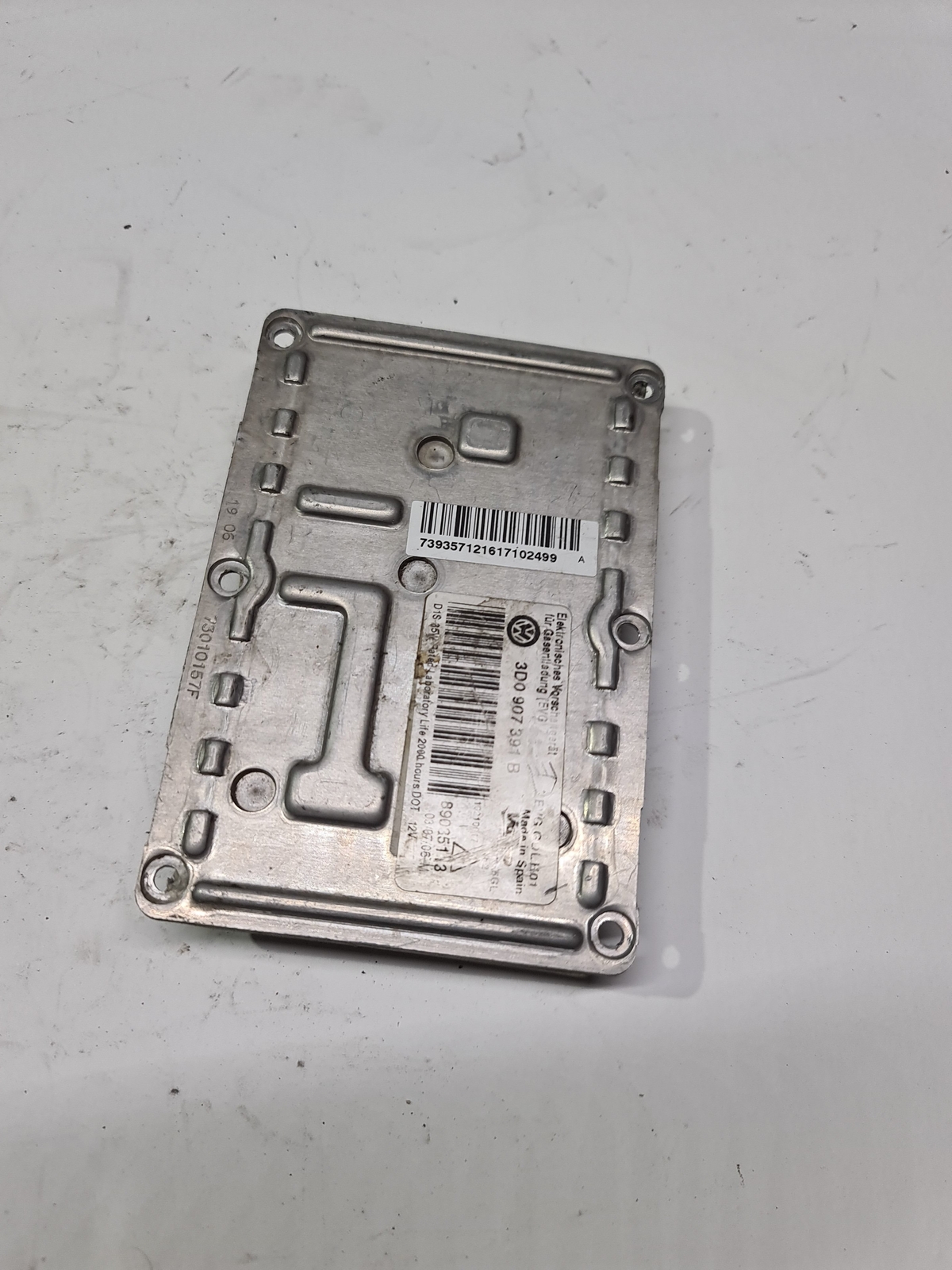 VW PHAETON 3D 3D0907391B Unité de Commande de Phare 2005 11725073 | eBay