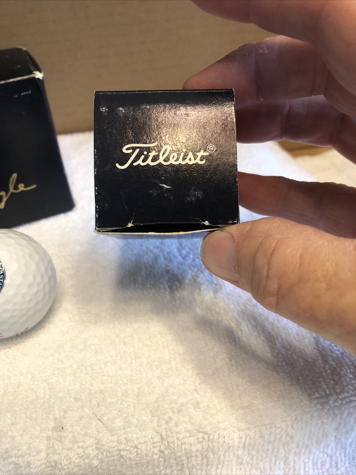 3 Single ball box/pack of Official Dan Quayle vice presidential golf ...