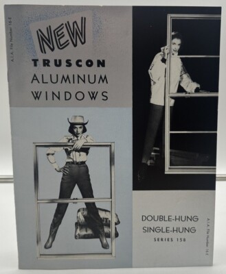 1958 Catalog New Truscon Aluminum Windows Single Double Hung Republic ...