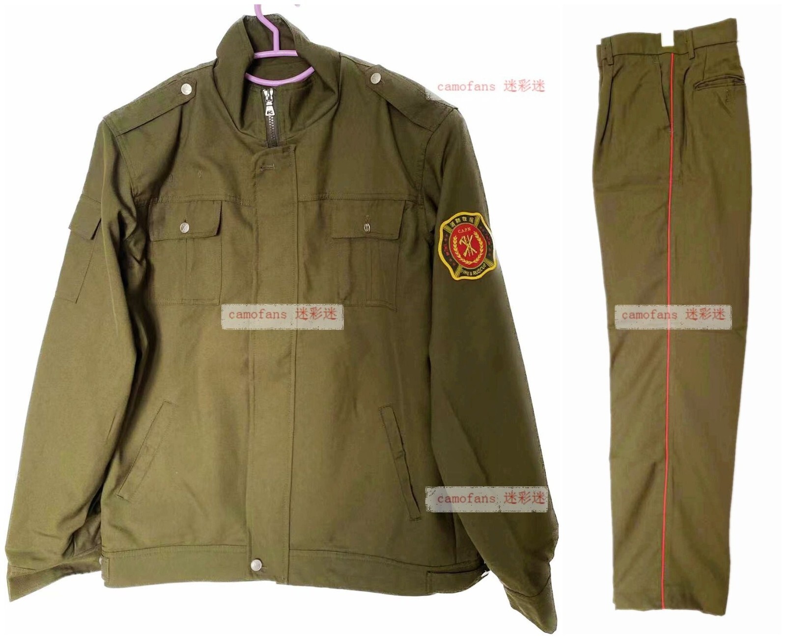 China PLA Armed PC CAPN Rescue Dep 05 Type Uniforms (N/ Camouflage ) | eBay