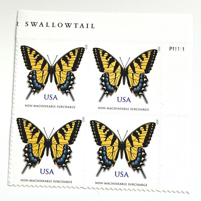 US # 4999 Eastern Tiger Swallowtail NM Rate (2015) # Block of 4 ...