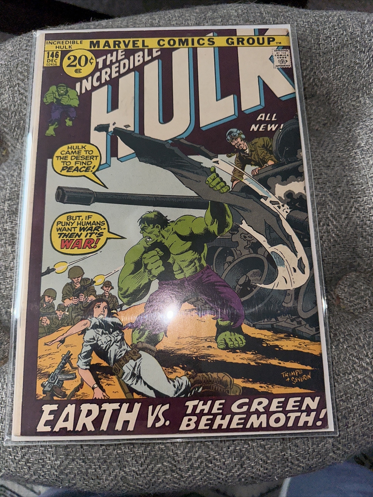 The Incredible Hulk #146 Earth Vs The Green Behemoth Marvel SA | eBay