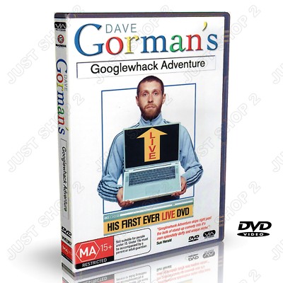 Dave Gorman's Googlewhack Adventure DVD : Live at the Sydney Opera ...