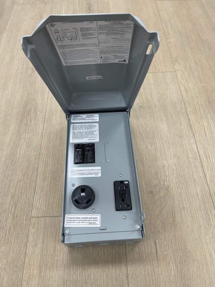 Midwest Electric Products Outlet Box 70 Amp Power 120 - 240 Volt ...