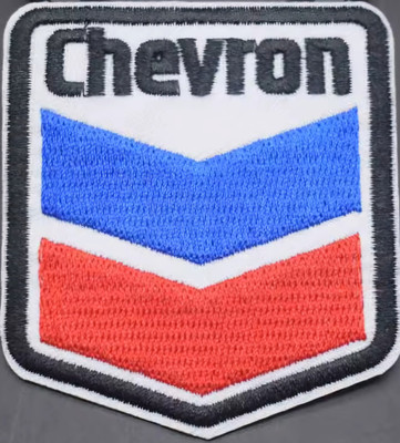 Chevron Motor Oil embroidered Iron on patch automotive | eBay