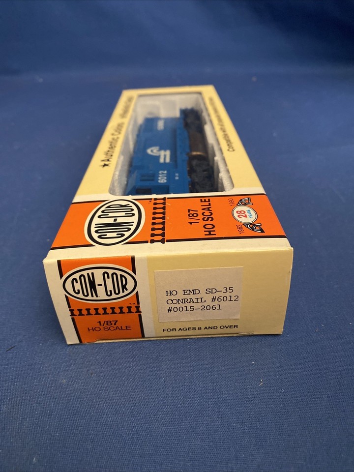 con cor ho locomotive EMD SD-35 Conrail 6012 vintage engine train | eBay