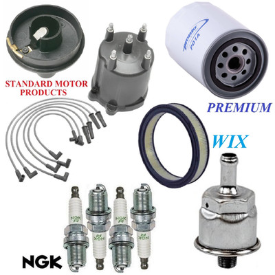 Tune Up Kit Filters Cap Wire Spark Plugs For FORD PINTO L4 2.3L; 2 Bbl ...