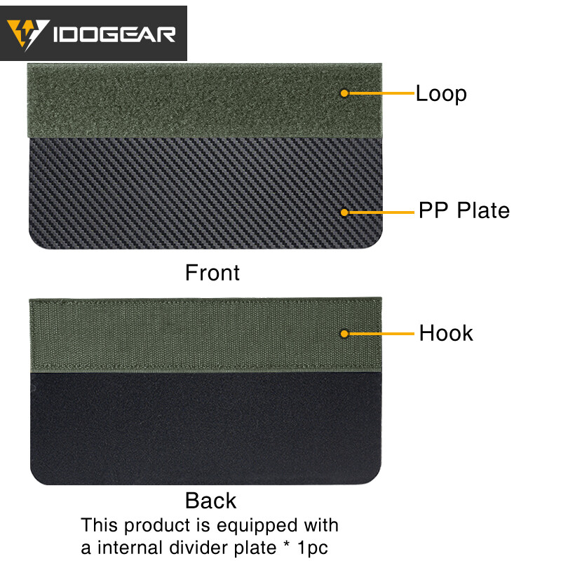 IDOGEAR Tactical DOPE Front Flap Pouch w/ Mag Pouch Kangaroo Pocket ...
