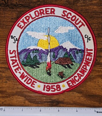 Explorer Scout Encampment 1958 Vintage Central Indiana Council BSA ...
