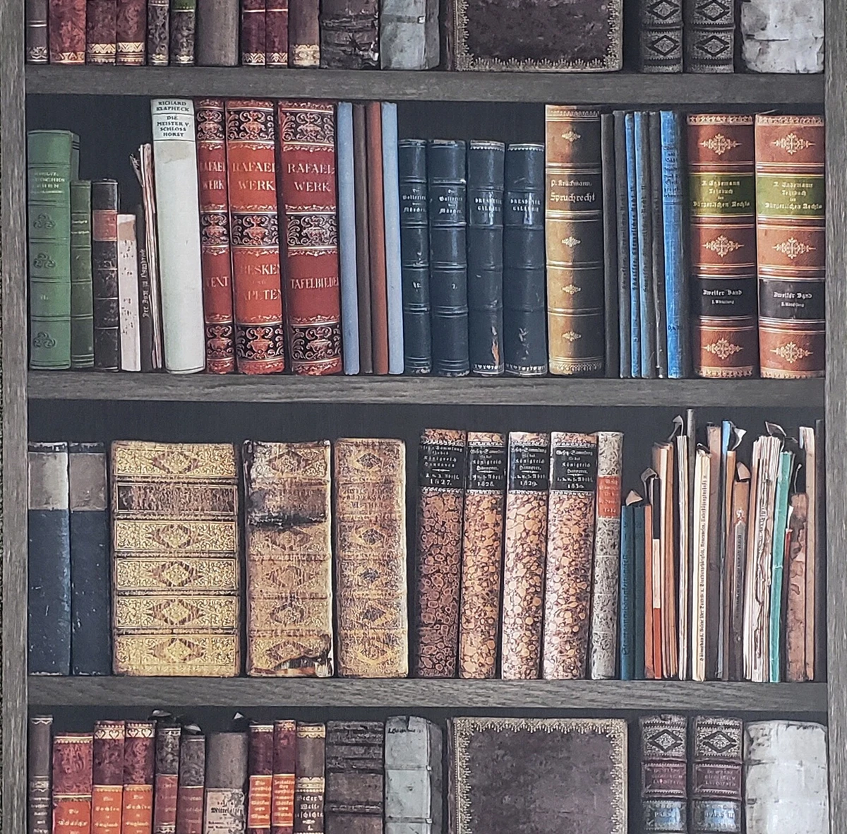 Colorful Bookshelf Wallpaper