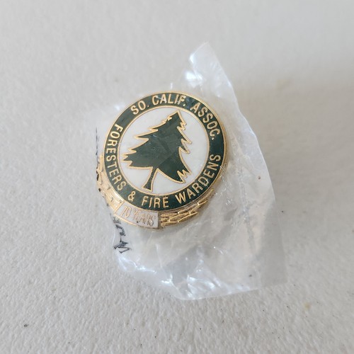 Southern California Foresters & Fire Wardens 70 Years Lapel Hat Pin | eBay