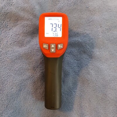 AMES Instruments 12:1 Infrared Laser Thermometer. Backlit Display ...