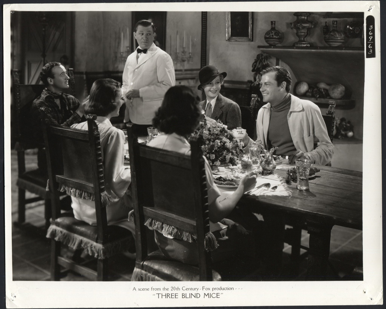 Three Blind Mice ’38 DAVID NIVEN STUART ERWIN JOEL McCREA BINNIE BARNES ...