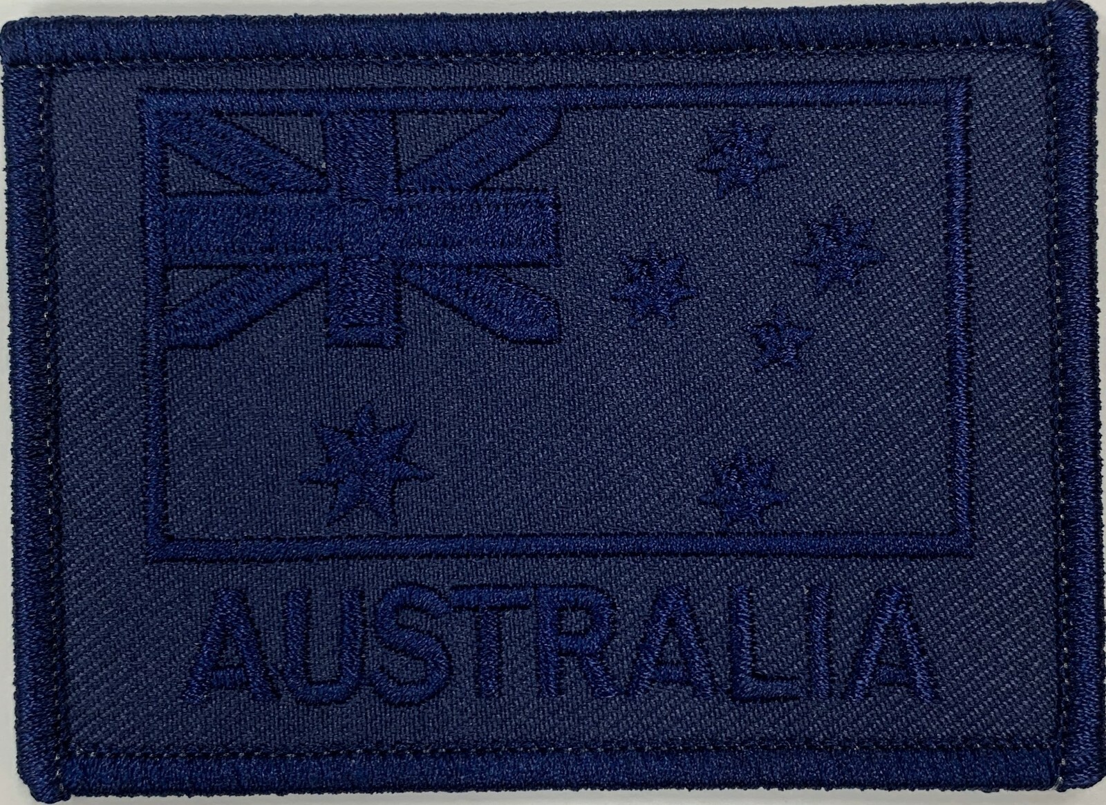 Navy Blue Subdued Australia Flag Patch, with hook & loop back NEW ! | eBay