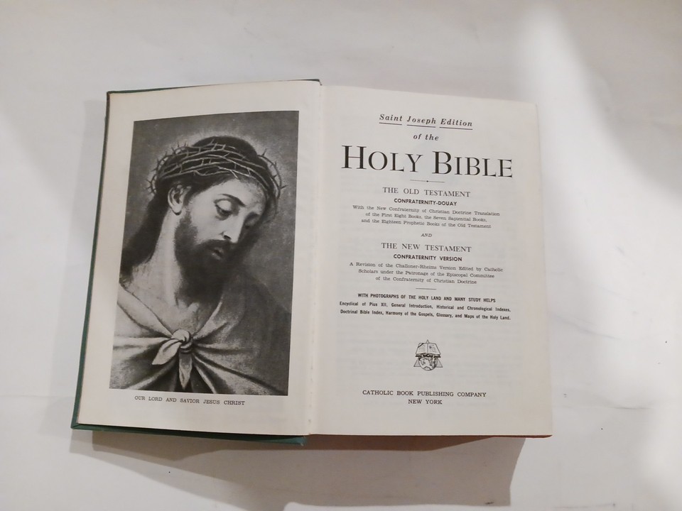 Holy Bible St. Joseph Textbook Edition..1963 | eBay