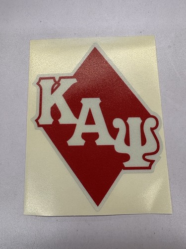 Kappa Alpha Psi Die Cut Self Adhesive Letters 4" x 3" LICENSED | eBay