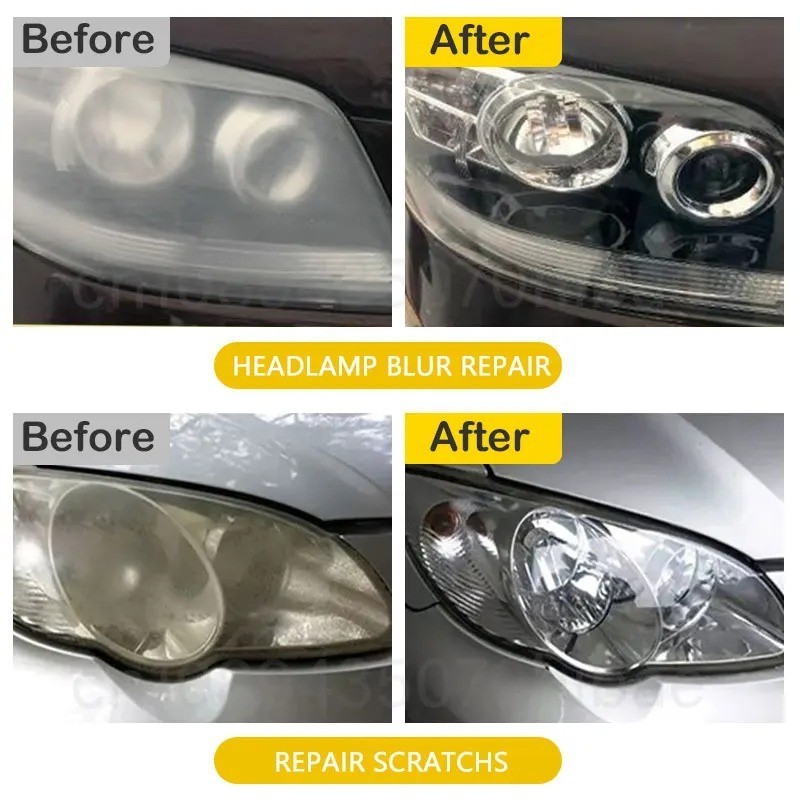 Car Headlight Restoration Polish Headlamp Scratch Remover & Oxidation ...