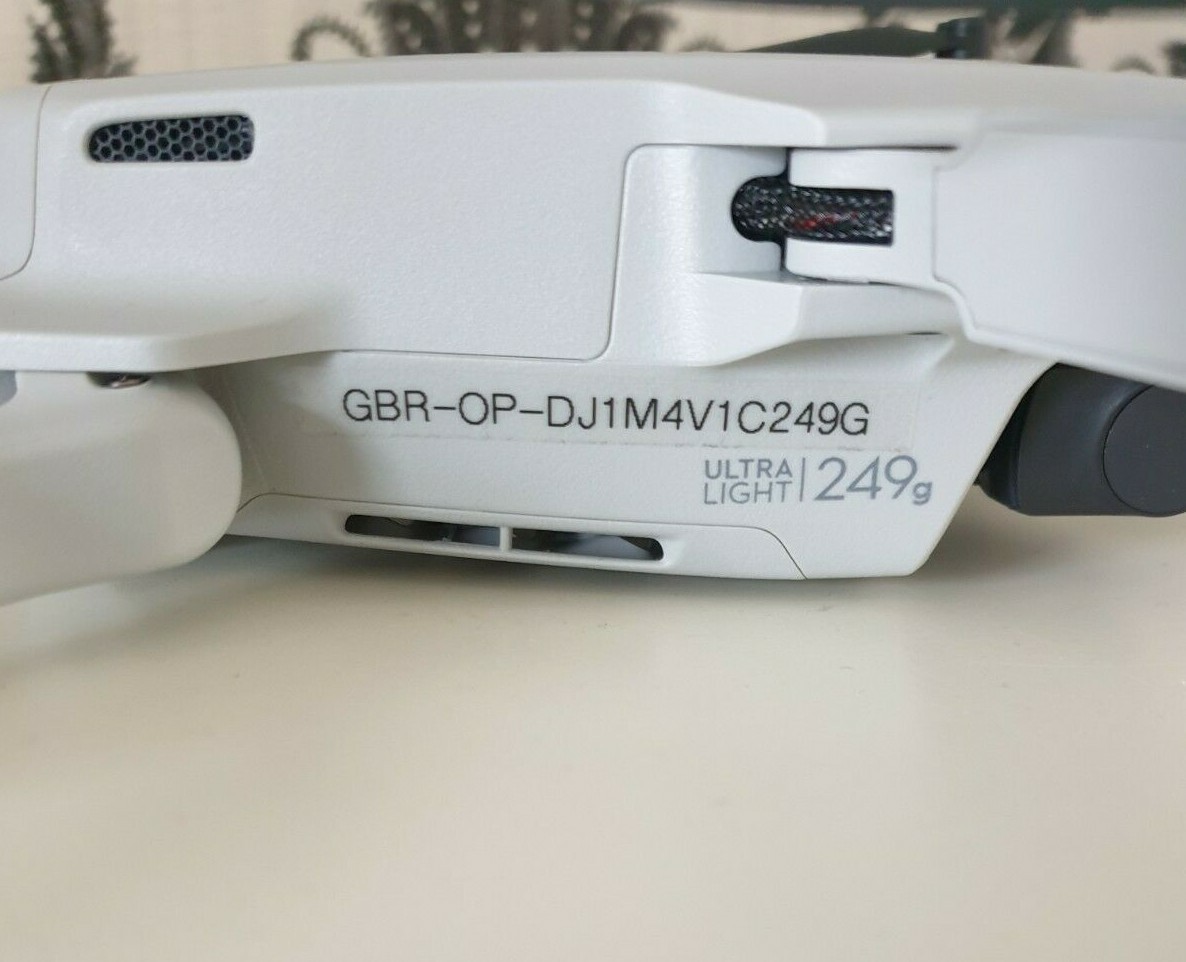 Operator ID labels CAA regulatory stickers Drone DJI Mavic Mini black ...
