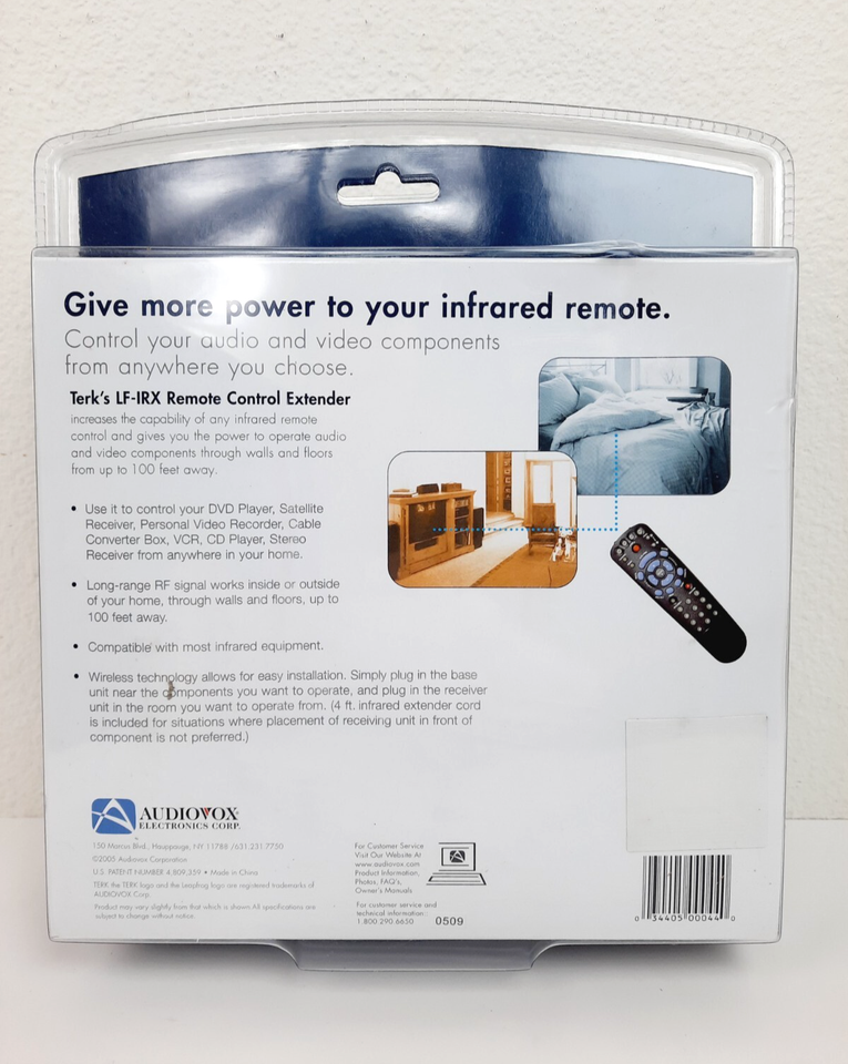 LeapFrog by Terk Long Range Remote Control Extender LF-IRX, New Sealed ...