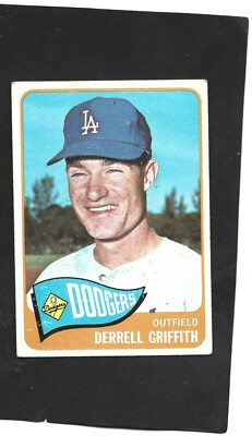1965 Topps MLB # 112 Derrell Griffith | eBay