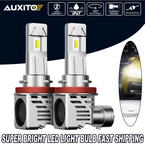 Canbus H8 H9 H11 LED Headlight Globes Kit Hi/Lo Beam 100W 12000LM 6000K ...