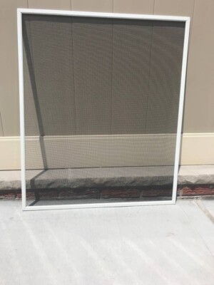 Replacement White Insect Screen Panel Insert For Security Storm Doors ...