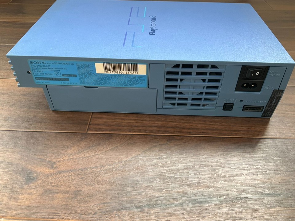 Sony PlayStation 2 PS2 Console only SCPH 39000 TB Toys Blue turquoise ...