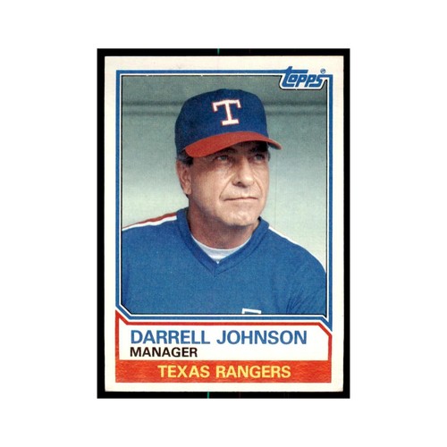 1983 Topps Darrell Johnson Baseball Cards #37 | eBay