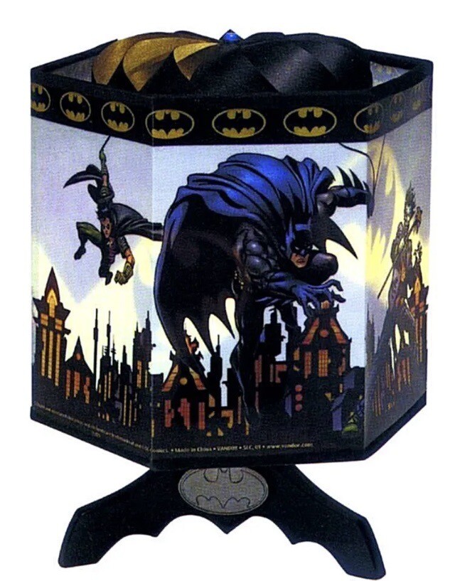 Batman Electric Spinning Lamp New 2002 DC Warner Store Vandor. Never ...