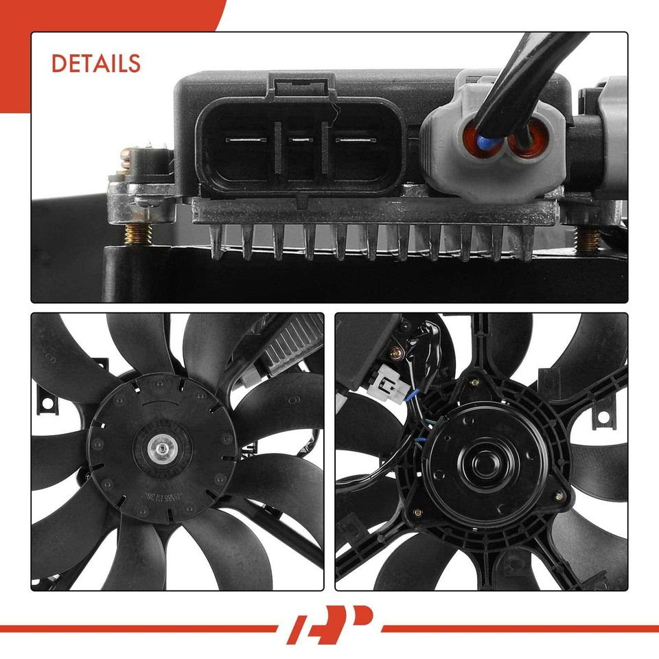 Radiator Cooling Fan Assy w/ Control Module for Nissan Juke 2015 2016 ...