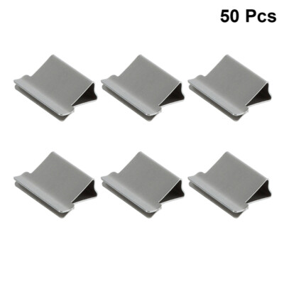50 pcs clam clips refills Clam Clips Refills Paper Clipper Stapler ...
