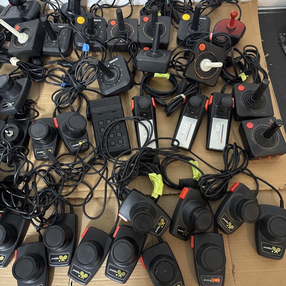 Lot of 35 OEM Atari 2600 Joystick Controller Partially Tested As Is For ...