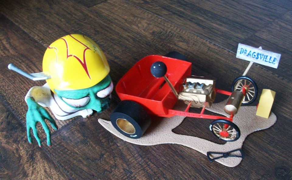 1963 DIGGER Hawk Weird-ohs Model Kit Built & Painted Ed Roth Rat Fink ...