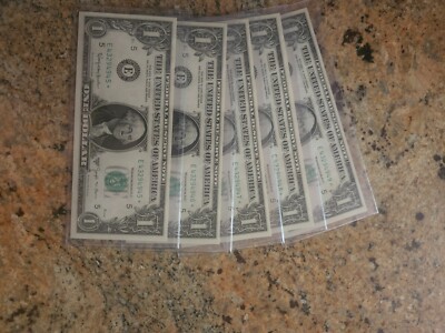 1963B Joseph Barr Star Note Lot E43294945-43294949* Uncirculated | eBay